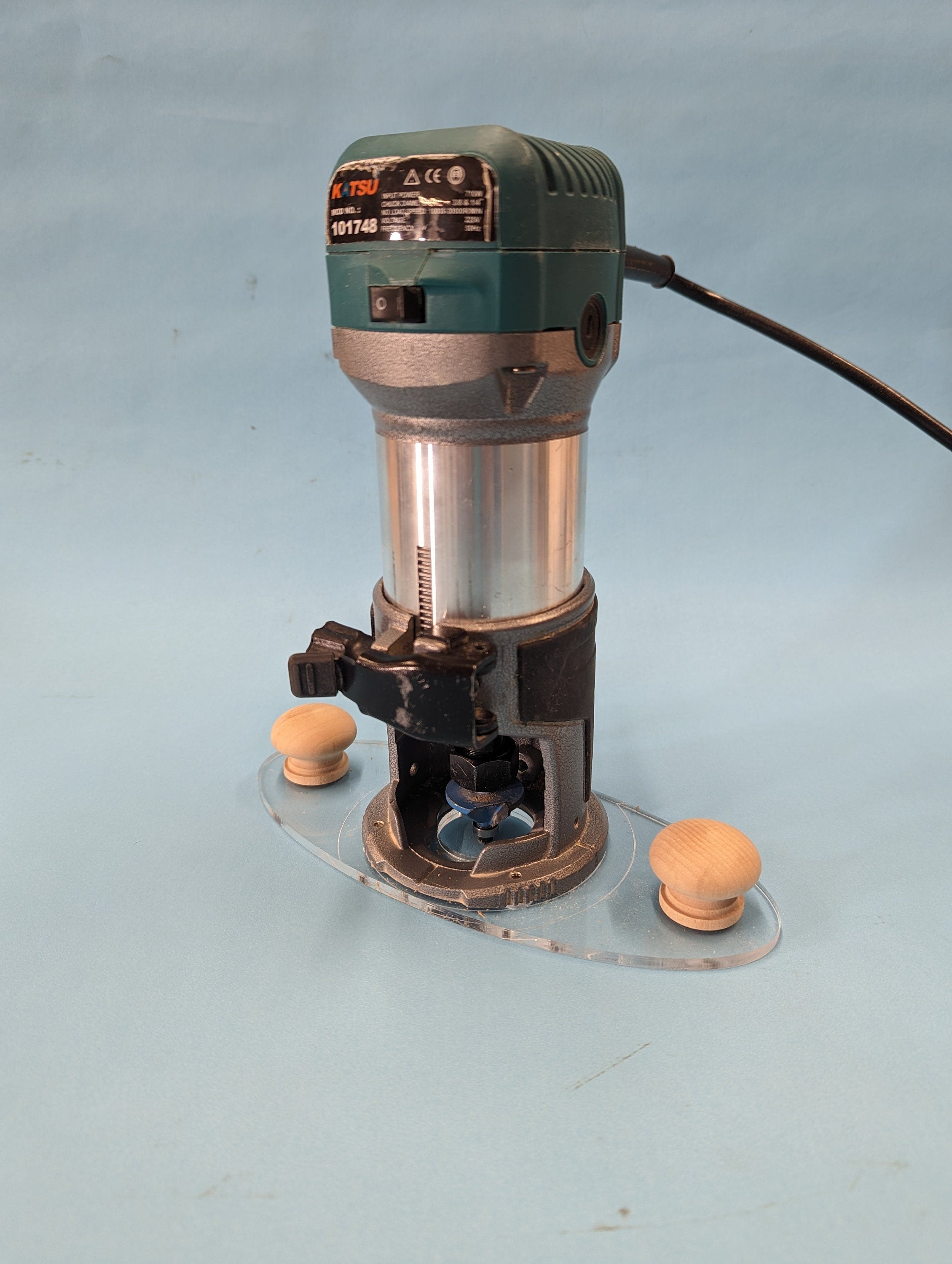 Makita Katsu Dewalt Router Double Handle Base - Clear Acrylic ...